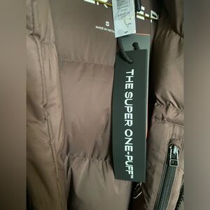 Jackets & Coats | Bnwt Tna Superpuff One Puff Size Small Brown Down ...